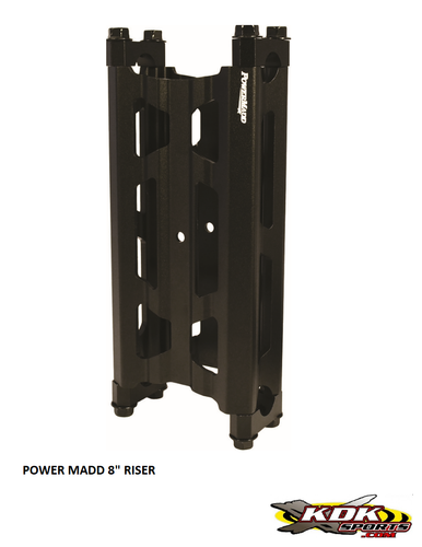 POWERMADD 8" HANDLEBAR RISER FOR T-STYLE POST 44-83438 | eBay