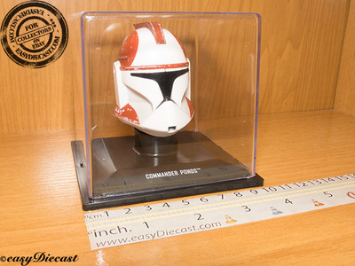 COMMANDER PONDS STAR WARS HELMET CASCO CASQUE 1/5 MINT WITH CASE!! | eBay
