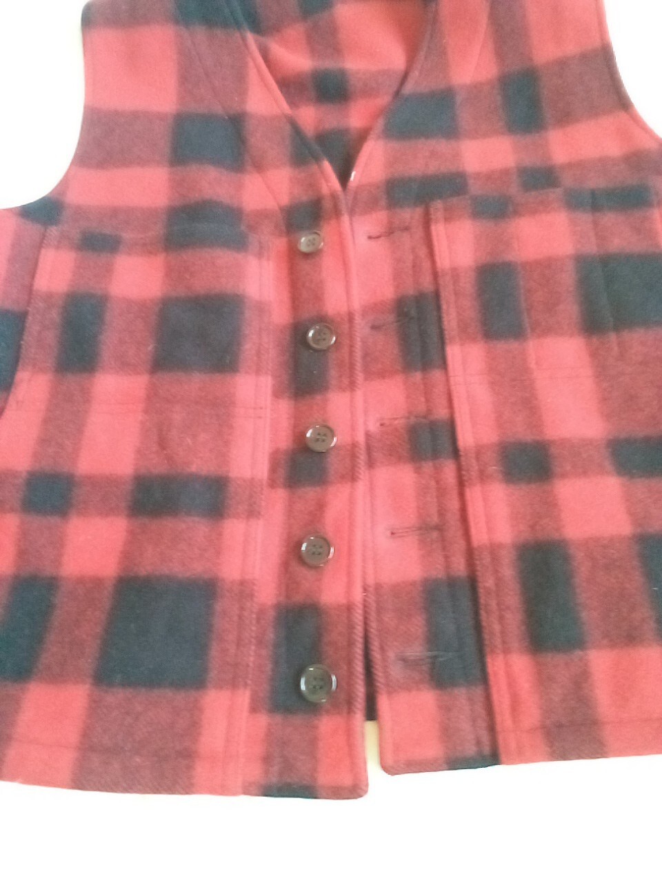 Filson Vest Size 42 Style 20 Mackinaw 100% Virgin Woo… - Gem