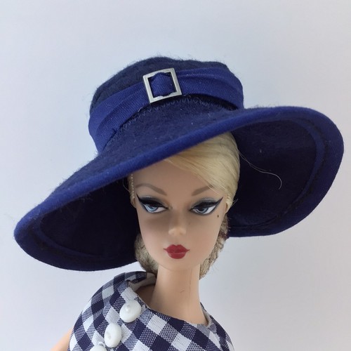 HANDMAD Blue Dress Hat FITS Barbie Vintage Silkstone & Reproduction ...