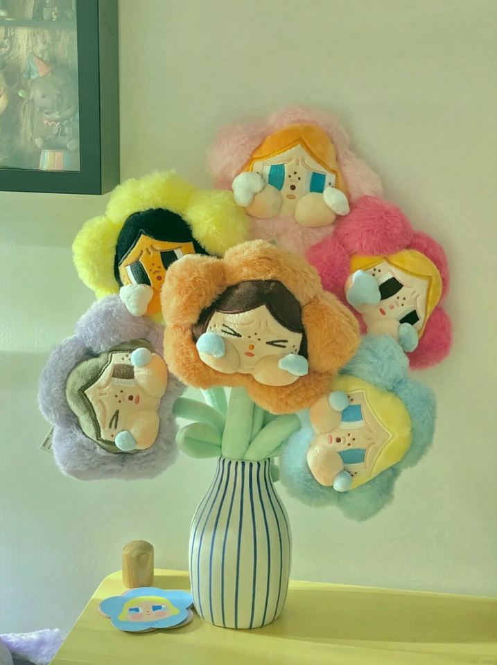 CRY BABY Sad Club Series Plush Flower SECRET - CHERRY RED Authentic POP ...