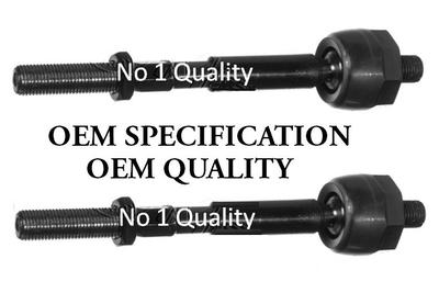 ROVER 75 MG ZT MG-ZT-T STEERING RACK INNER TIE ROD TRACK ROD END SET HD ...