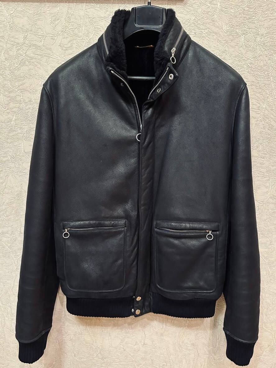 Men's leather jacket with fur SERAPHIN France | eBay Men's leather jacket with fur SERAPHIN France | eBay