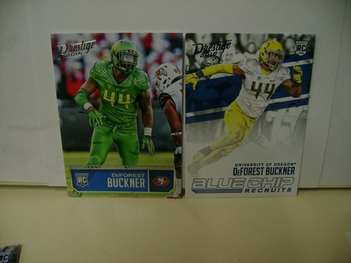 DEFOREST BUCKNER 2016 PRESTIGE ROOKIE LOT #279 BLUE CHIP RECRUITS #6 F ...