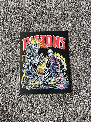 Warren Lotas x Detroit Pistons Poster RARE | eBay