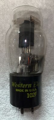 WESTERN ELECTRIC 102-F VACUUM TUBE TV7 TESTED GOOD | eBay