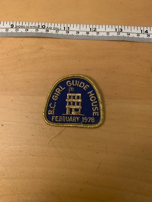 BC GIRL GUIDE HOUSE FEBRUARY 1978 BADGE / PATCH [B2] | eBay