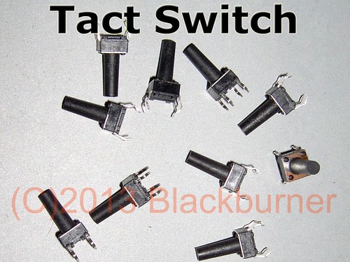 5, 10St. Microtaster Tactile Tact Switch Microschalter Taster 6x6x11mm ...