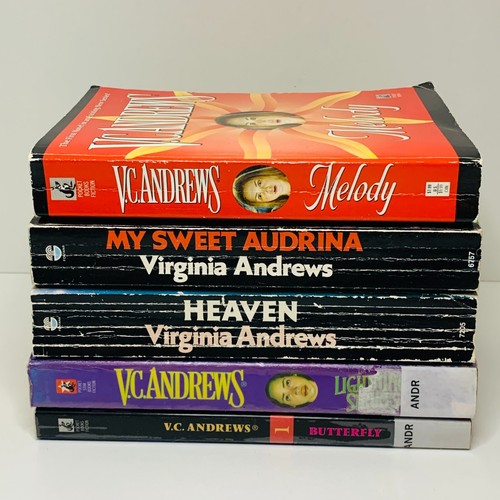 Virginia Andrews Lot 5 Books Audrina Heaven Butterfly Melody Lightning ...