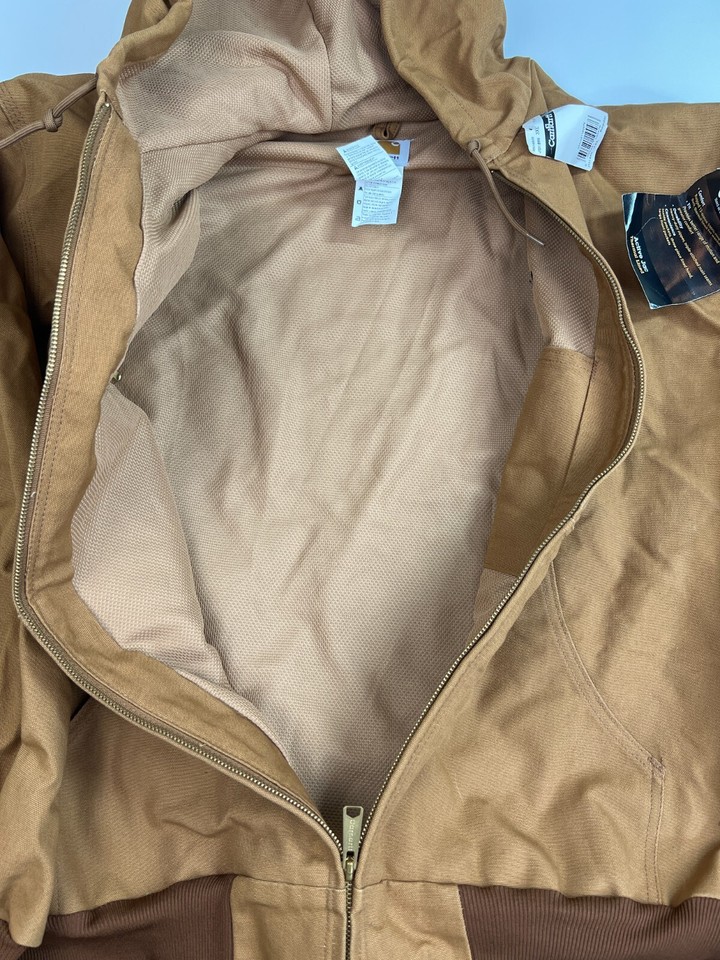 Carhartt J131-BLK 3XL Men's Jacket Brown NWT NOTE Company stitching on ...