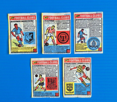 ANGLO-NOTED FOOTBALL CLUBS 1961 - (5 DIFFERENT TEAMS) | eBay