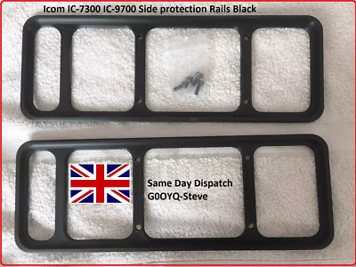 Icom IC7300 IC9700 Side protection rails Black | eBay