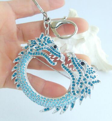 Unique Austrian Crystal Chinese Dragon Keychain Pendant 05007 | eBay