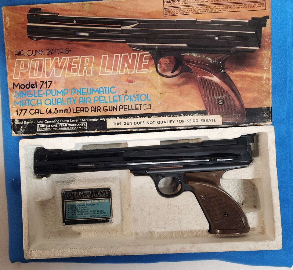 Daisy Power Line Model 717 Target Pistol, .177 cal. | eBay