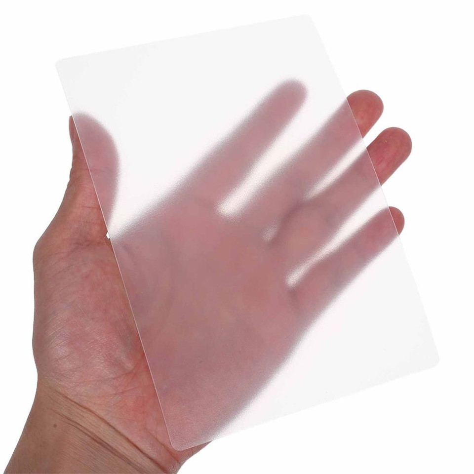 50pcs A5 Clear Binding Covers: Clear Matte Plastic Protector Film ...