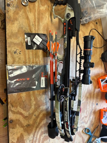 Ravin R29X Crossbow Package Black New 3 Bolts Scope Quiver Crank Ready ...
