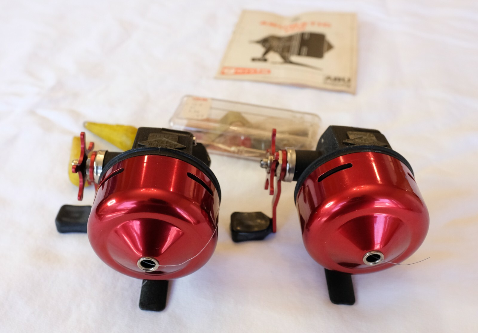 Circa 1966 Abu Garcia Abu-Matic 170 Pair of Reels - NICE! - Abumatic | eBay