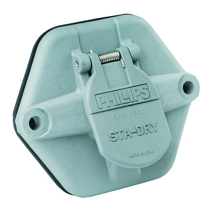 Phillips Industries 16-762 Trailer Nosebox Assembly With 20 Amp Circuit ...