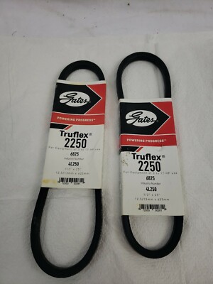 Gates 2250 Truflex V-Belt NOS 4L250 6825-LOT OF 2 BELTS | eBay