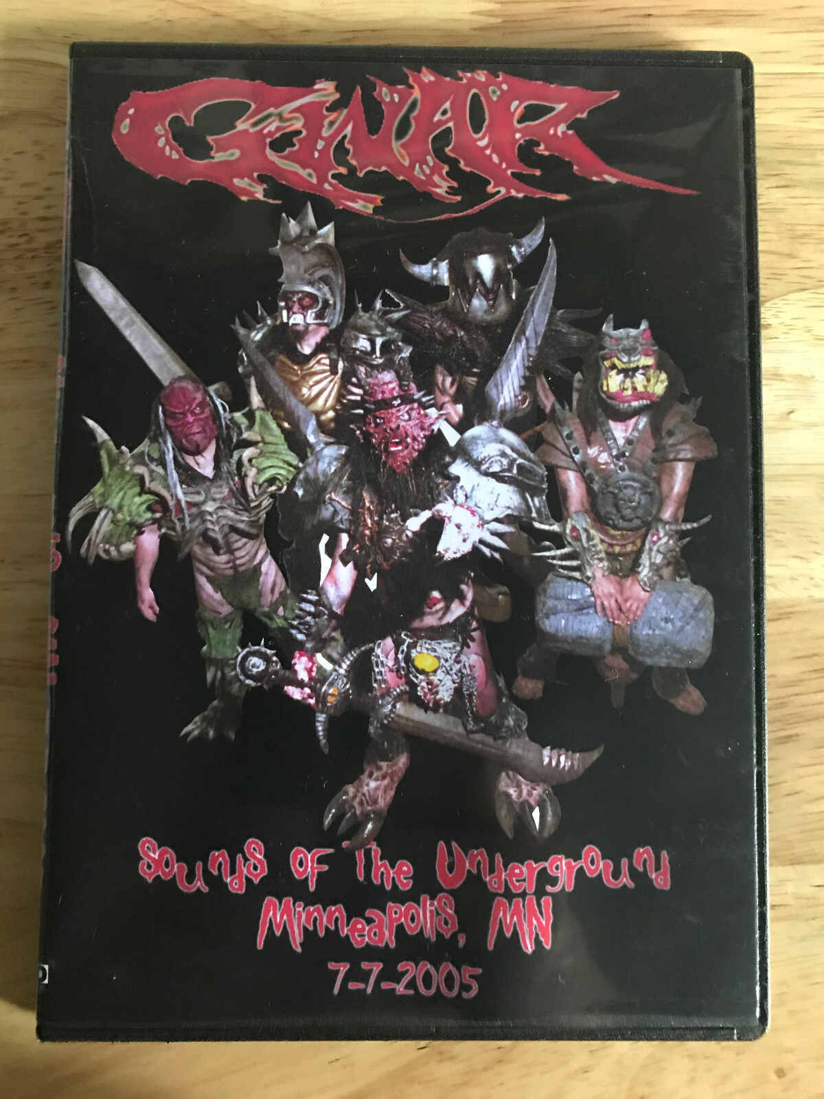 GWAR - Sounds of the Undderground 2005 Live DVD Oderus Urungus Dave ...