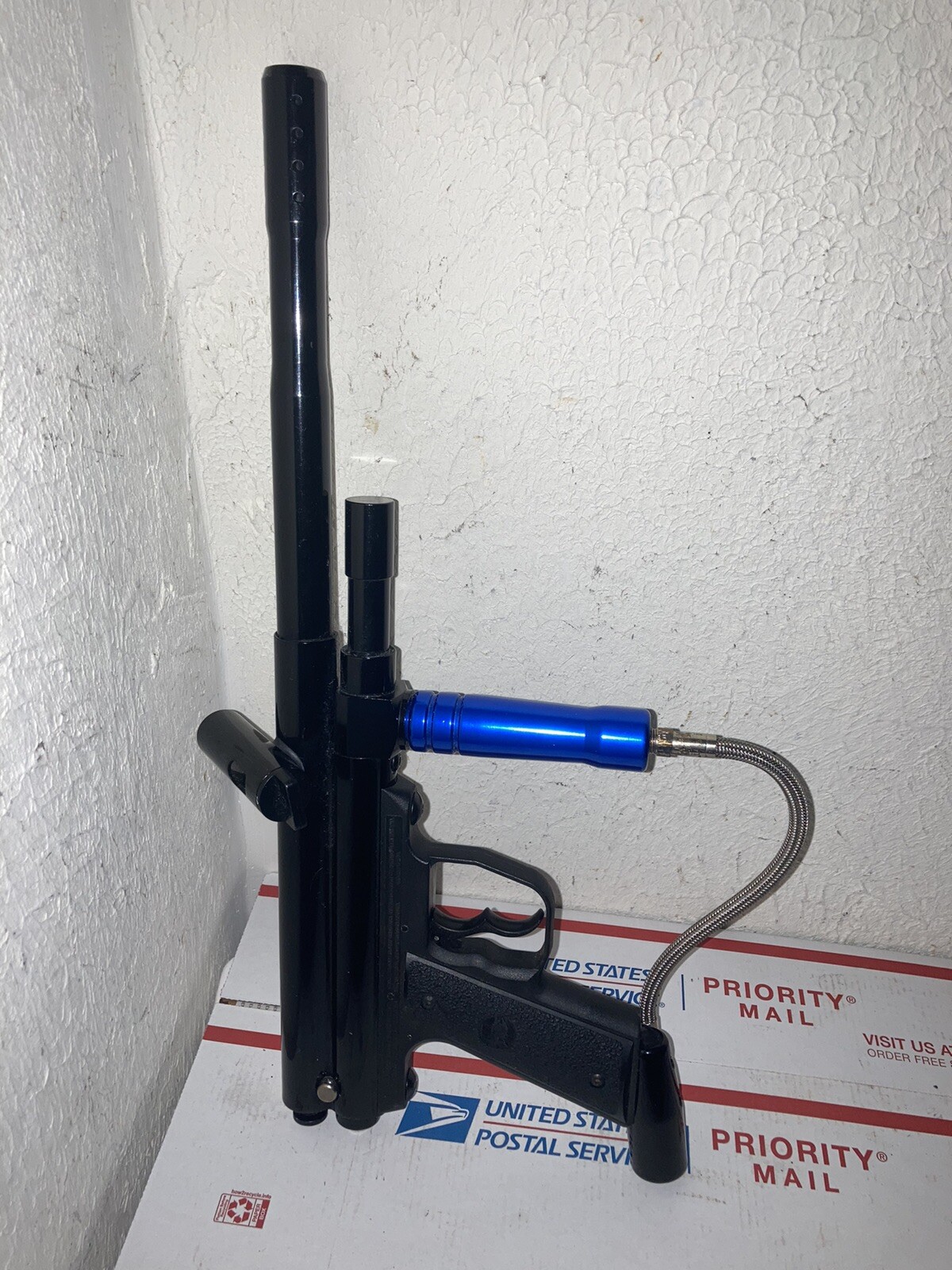 PMI Pursuit Black Piranha Semi Auto Paintball Gun & Barrel | eBay