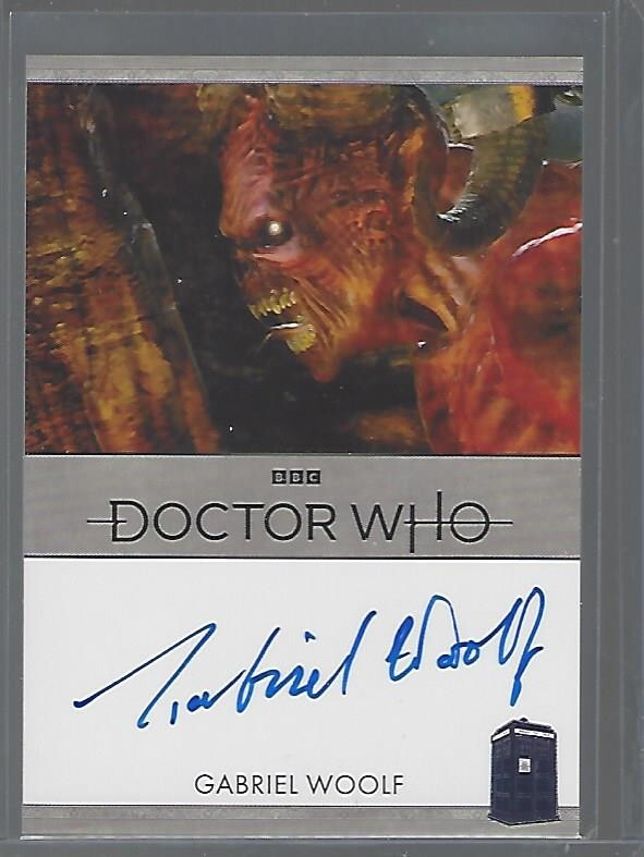 Doctor Who Series 1-4 Gabriel Woolf (BORDERED) Autograph/Autogramm ...