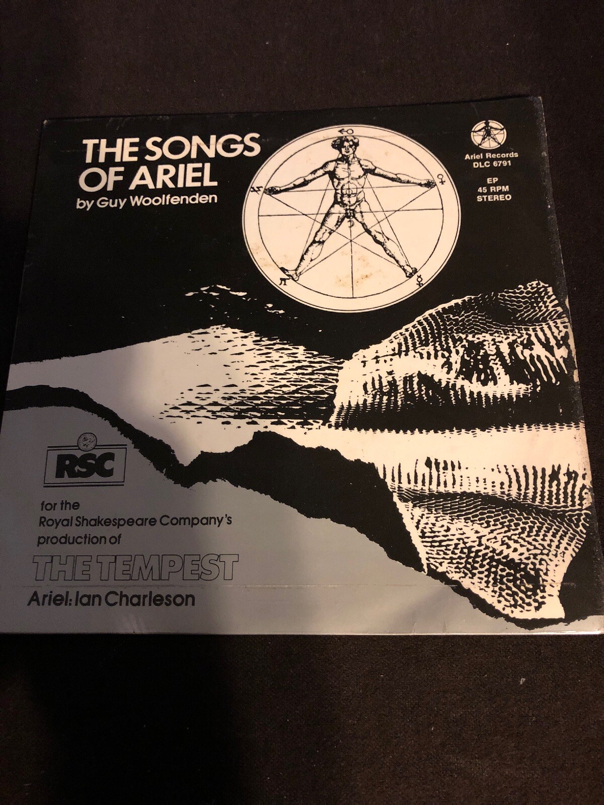 Guy Woolfenden The Songs Of Ariel RSC Ariel Records DLC 6791 EP 45 RPM ...