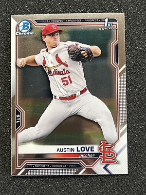 2021 Bowman Chrome Draft Rookie Base QTY Austin Love Cardinals | eBay