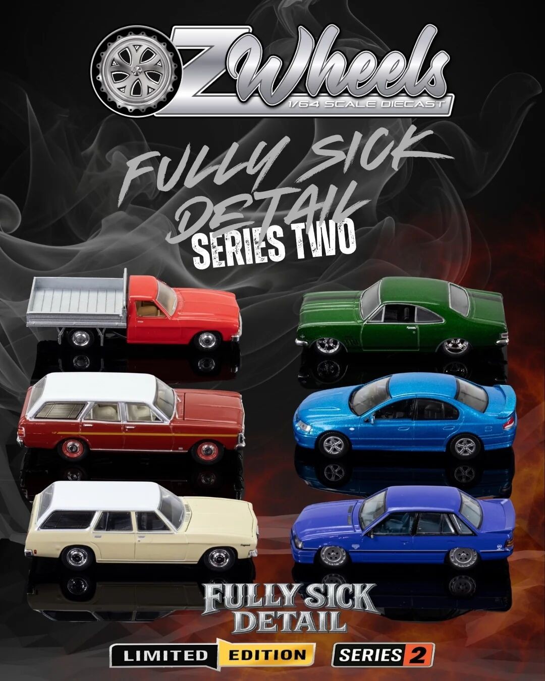 OZ Wheels FSD Road Series 2 w/Protector 1:64 Scale Diecast OZ64-FSD2 ...
