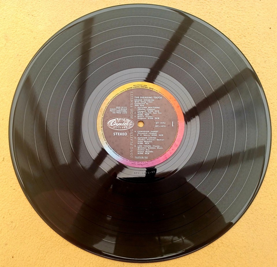 " THE SHEARING TOUCH " GEORGE SHEARING SUPER UK VRARE EARLY STEREO LP ...