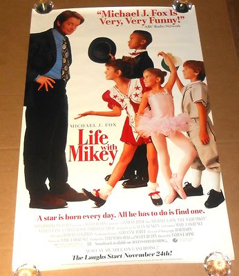 Life with Mikey Movie Poster Original Promo 40x26 Michael J. Fox | eBay