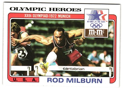Rod Milburn 1983 M&M Co. 1980 Olympic Trading Card #27 | eBay