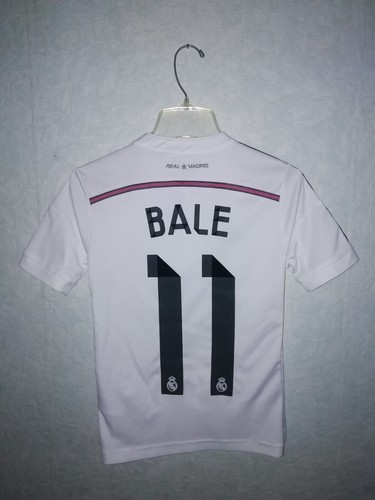 Real Madrid Bale Home 2014 2015 Adidas Youth S 9-10Y Shirt Jersey ...