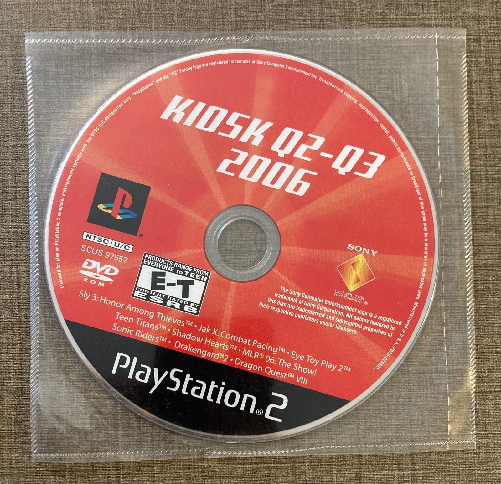 Kiosk Demo Disc Q2-Q3 2006 - Sealed and New - PS2 Playstation 2 | eBay