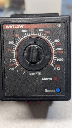 WATLOW 146E-1P1D-1100 Din Rail Mount Temperature Controller 120 VAC | eBay
