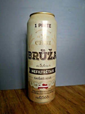 CESU BRUZA aluminium can bier beer cerveza alus 1 pinte bierdose empty ...