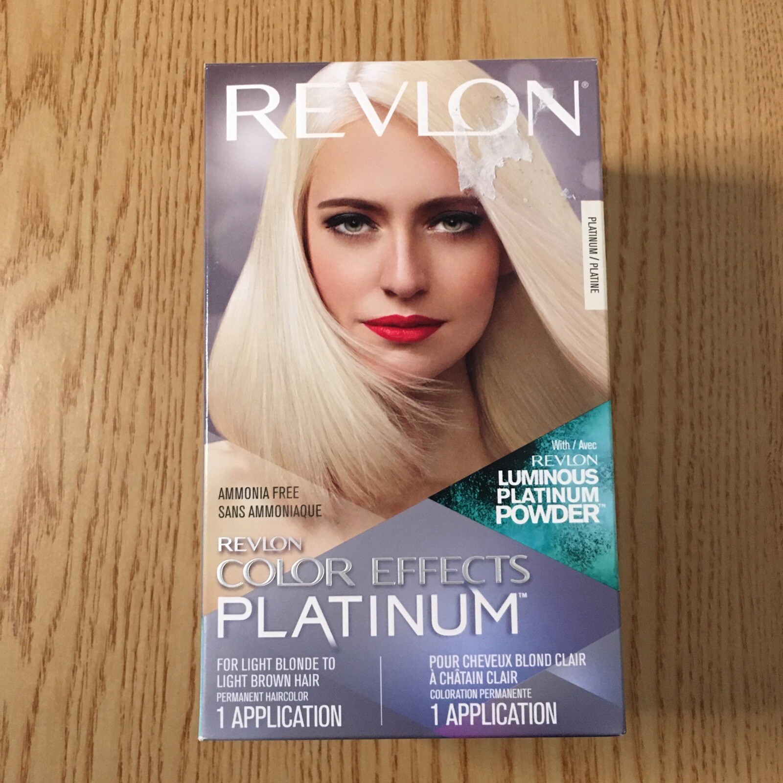 Platinum Blonde Hair Dye Box