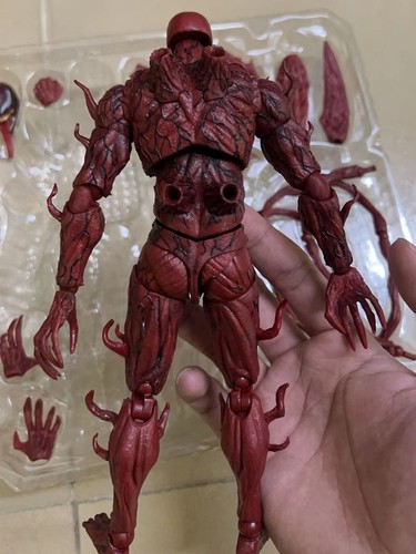 SHF CARNAGE Amazing Spider-Man Cletus Kasady Venom 2 Toys Model Action ...
