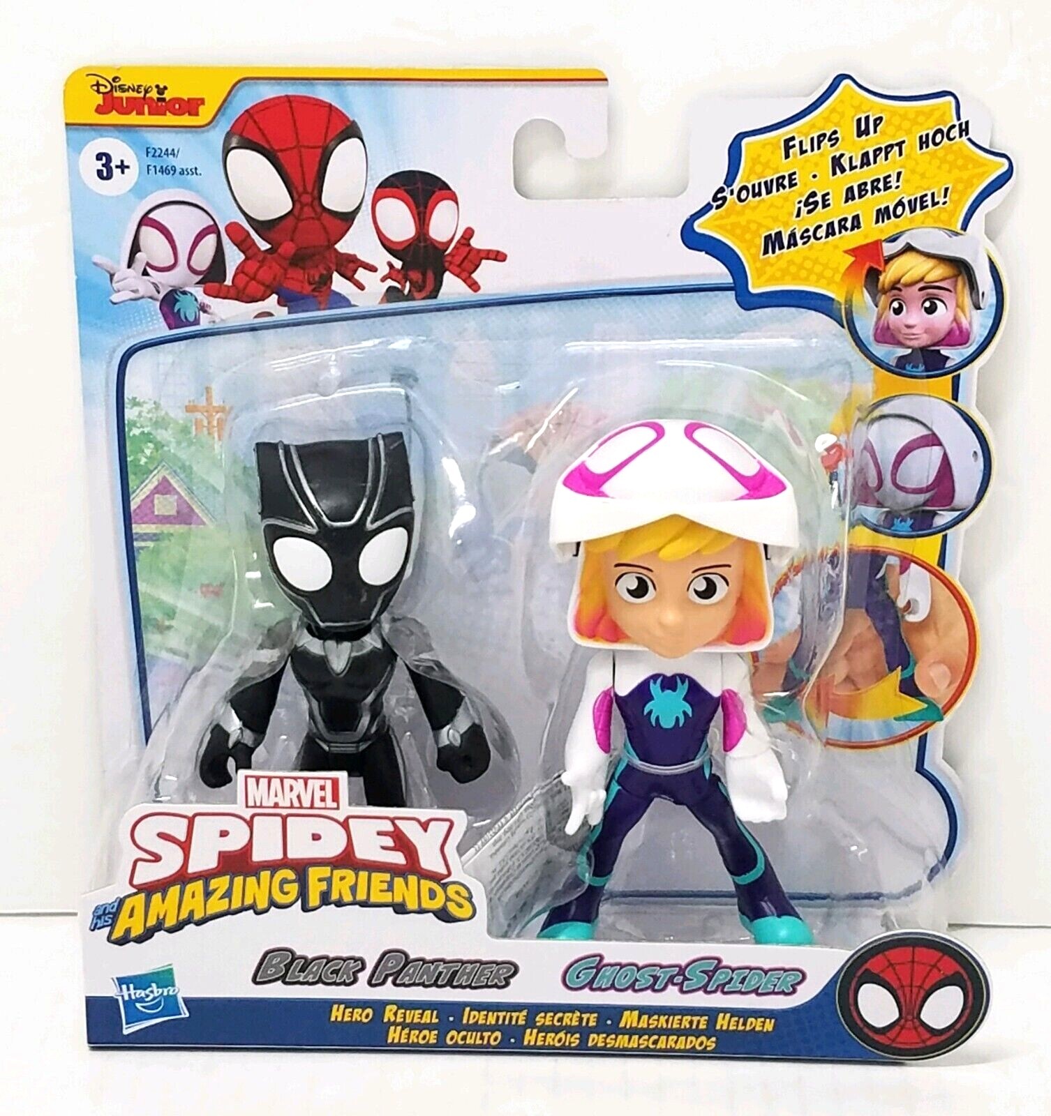 Marvel Mask Flip Spidey and His Amazing Friends Hero Action Figure 2 ...