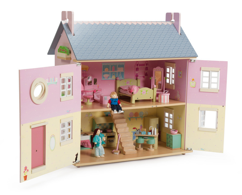 NEW Quality Wooden Dolls House PAPO Le Toy Van Bay Tree House - 67cm ...