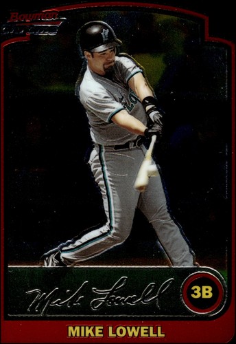 2003 Bowman Chrome #62 Mike Lowell Florida Marlins | eBay