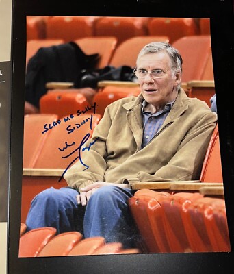 MIKE LANGE SIGNED PHOTO PITTSBURGH PENGUINS 8 X 10 SLAP ME SILLY SIDNEY ...