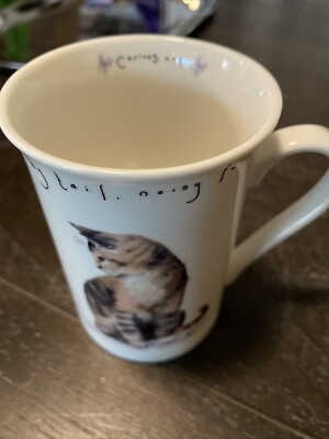Kent Pottery Curious Cat Coffee Tea Cup Mug Cat Lover Gift Crazy Cat ...