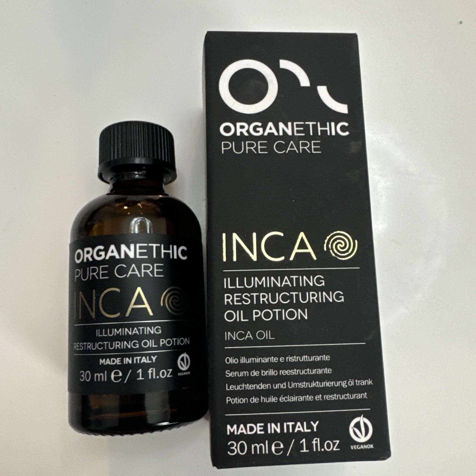 2 X Organethic Pure Care Illuminating Restructuring Oil Potion Made In Italy | eBay