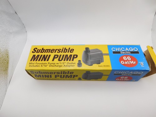 Chicago Electric Submersible Pump 66 Gal/Hr MIB | eBay