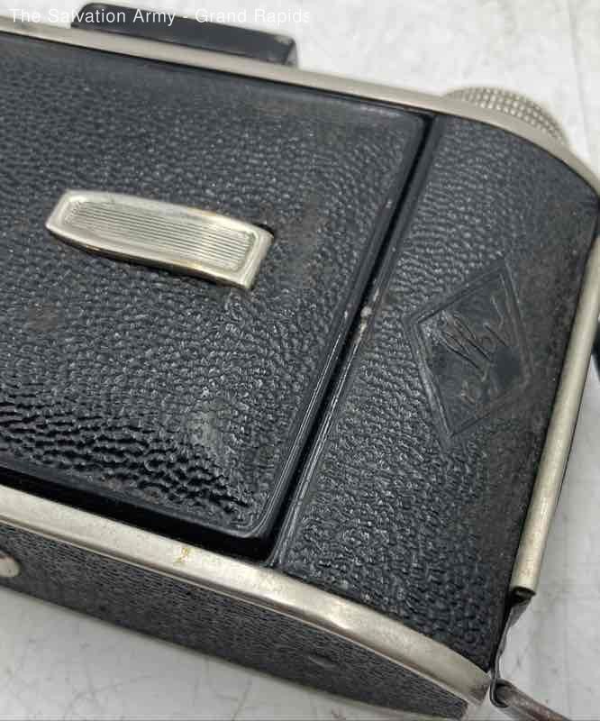 Vintage AGFA Black Silver Portable And Compact Film Folding Camera | eBay