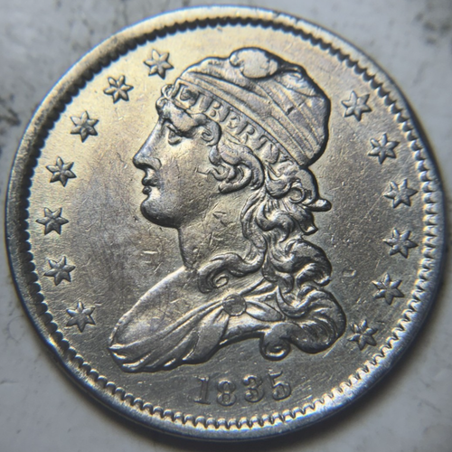 1835 25c Capped Bust Quarter. Attractive Circulated Details, Cleaned | eBay