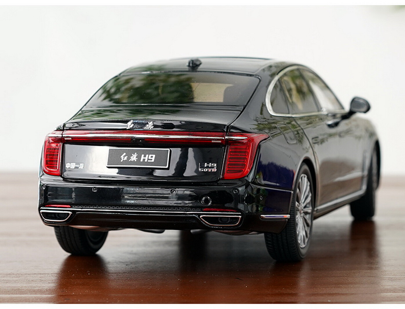 1/18 Scale HongQi Red Flag H9 Black Diecast Car Model Toy No Base ...