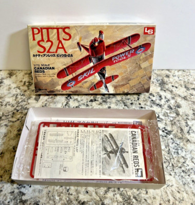 LS 1/72 PITTS S2A CANADIAN REDS Vintage BI-PLANE MODEL KIT A192 - NIOB ...