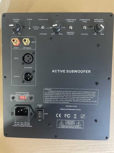 Subwoofer Amplifier Board Plate Amp 350W For Closed & Phase-Inverted ...